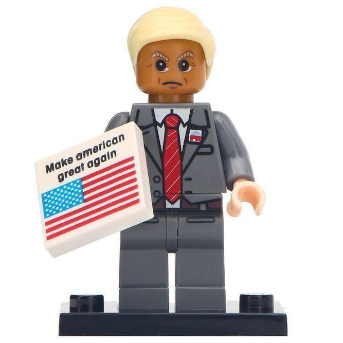 Donald Trump Minifigure American President – Minifigure Bricks