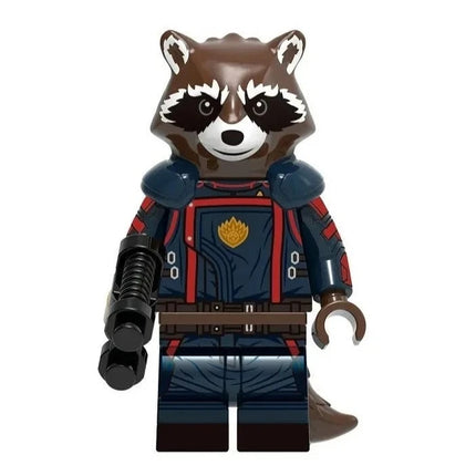 Rocket Raccoon Custom Marvel Superhero Minifigure Guardians of the Gal ...
