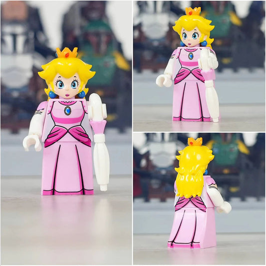 Princess Peach from Super Mario Custom Minifigure – Minifigure Bricks