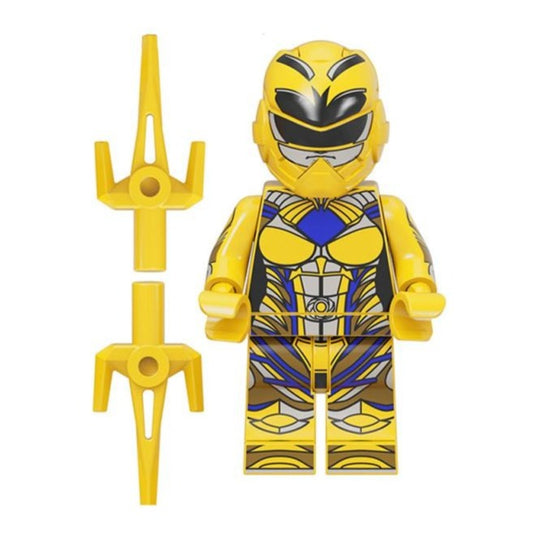 Yellow Ranger Custom Power Rangers Minifigure – Minifigure Bricks