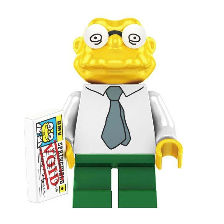 Hans Moleman Custom The Simpsons Minifigure – Minifigure Bricks