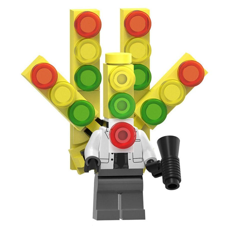 Titan Traffic Light Man Skibidi Toilet Custom Minifigure – Minifigure ...