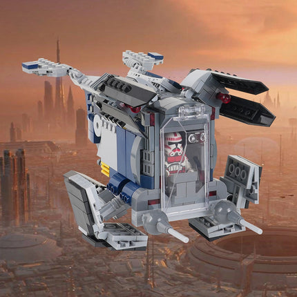 Coruscant Police Gunship Custom Star Wars MOC – Minifigure Bricks