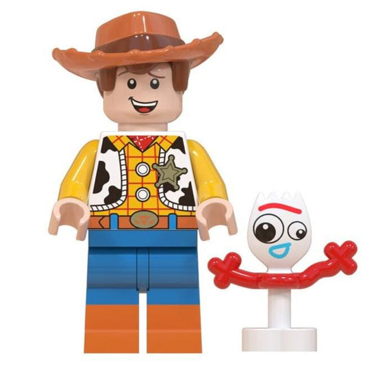 Woody with Forky from Toy Story Custom Minifigure – Minifigure Bricks