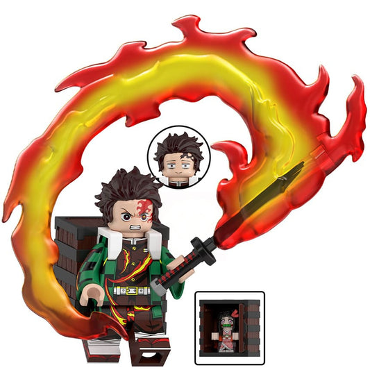Tanjiro Kamado From Demon Slayer Custom Anime Minifigure – Minifigure ...