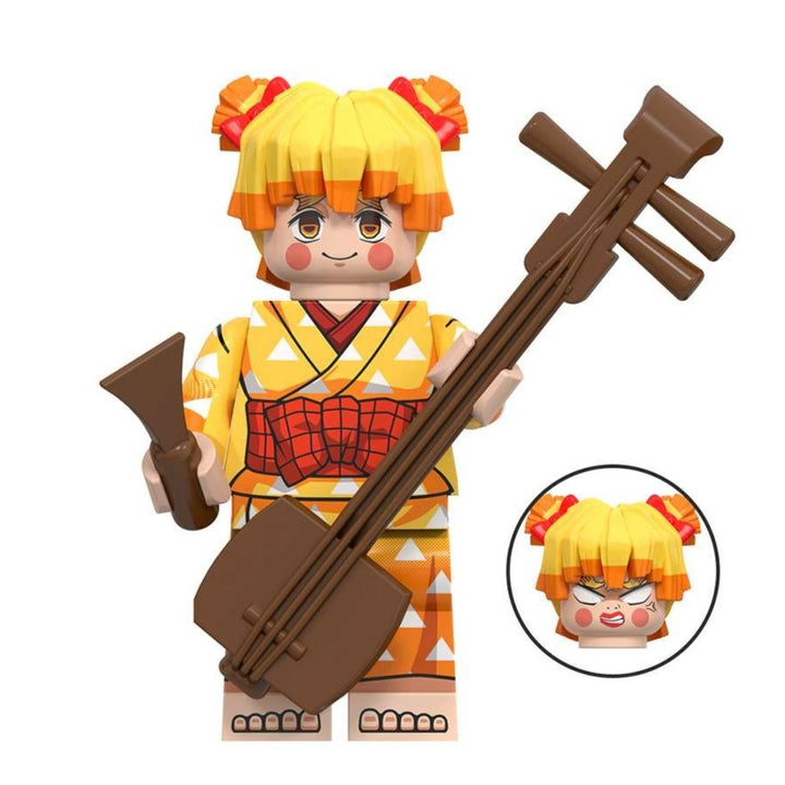 Zenitsu Agatsuma From Demon Slayer Custom Anime Minifigure – Minifigure ...