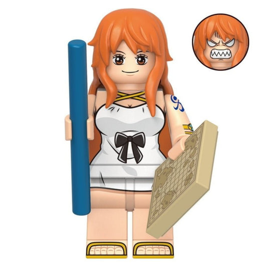 Nami Custom One Piece Anime Minifigure – Minifigure Bricks