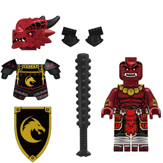 Red Dragon Knight Custom Dungeons and Dragons Minifigure – Minifigure ...
