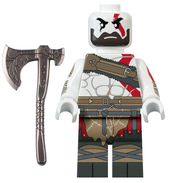 Kratos God of War Video Game Minifigure – Minifigure Bricks