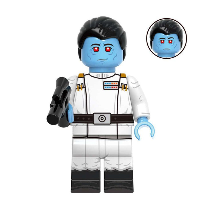 Grand Admiral Thrawn custom Star Wars Minifigure – Minifigure Bricks