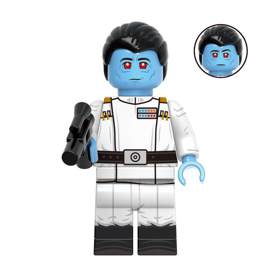 Grand Admiral Thrawn custom Star Wars Minifigure – Minifigure Bricks
