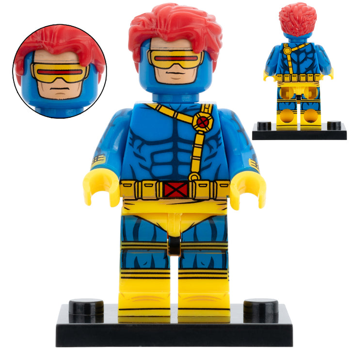 Cyclops (X-Men) Custom Marvel Superhero Minifigure – Minifigure Bricks