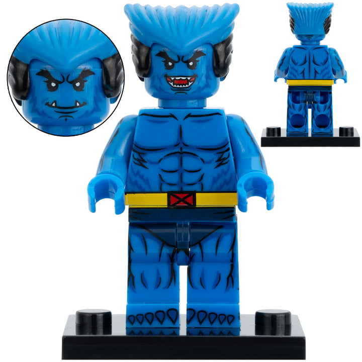 Beast (X-Men) Custom Marvel Superhero Minifigure – Minifigure Bricks