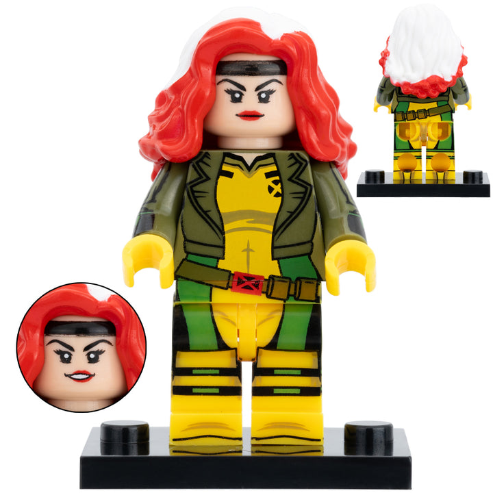Rogue (X-Men) Custom Marvel Superhero Minifigure – Minifigure Bricks