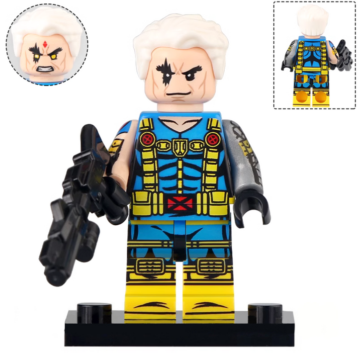 Cable (X-Men) Custom Marvel Superhero Minifigure – Minifigure Bricks