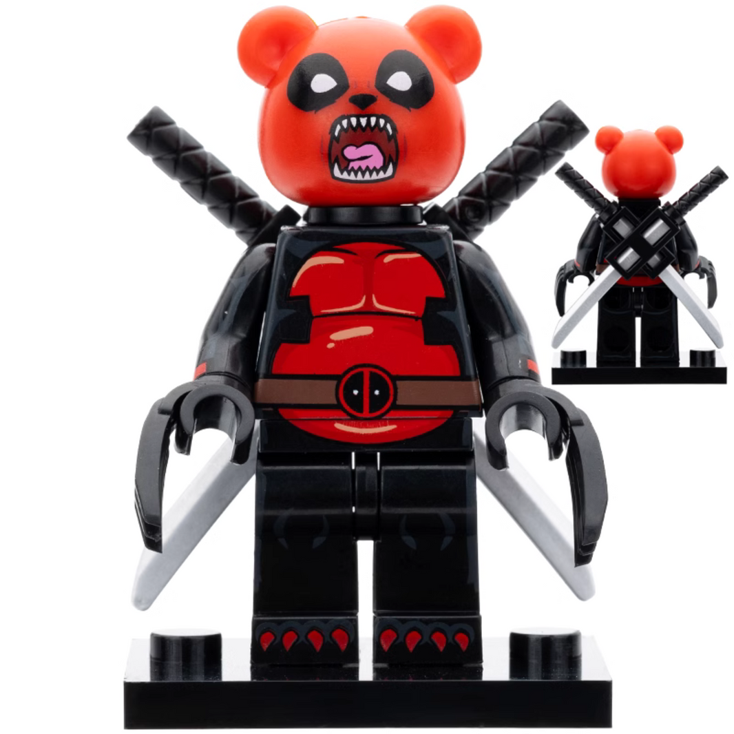 Pandapool Deadpool Custom Marvel Superhero Minifigure – Minifigure Bricks