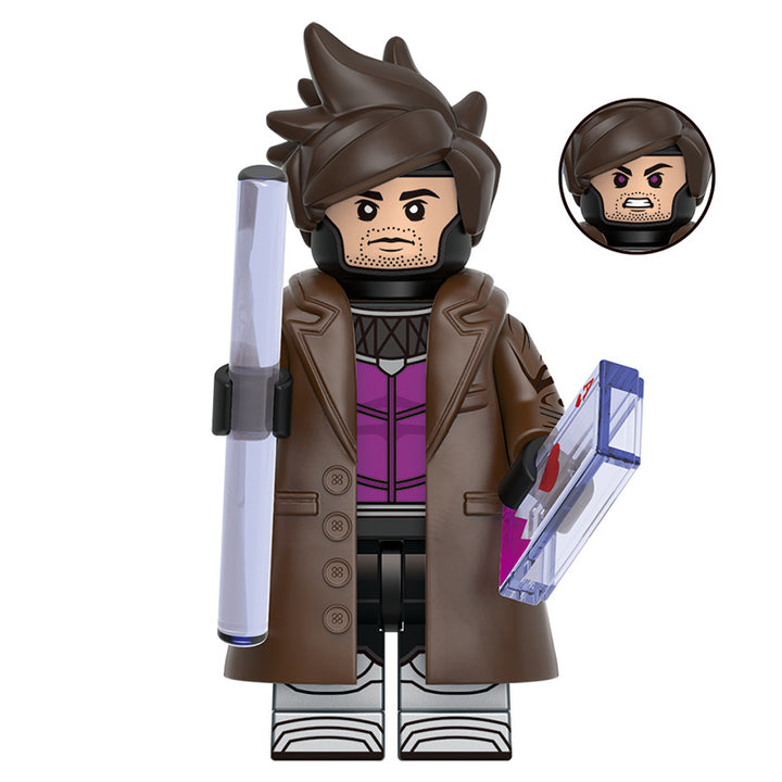 Gambit (X-Men) Custom Marvel Superhero Minifigure – Minifigure Bricks