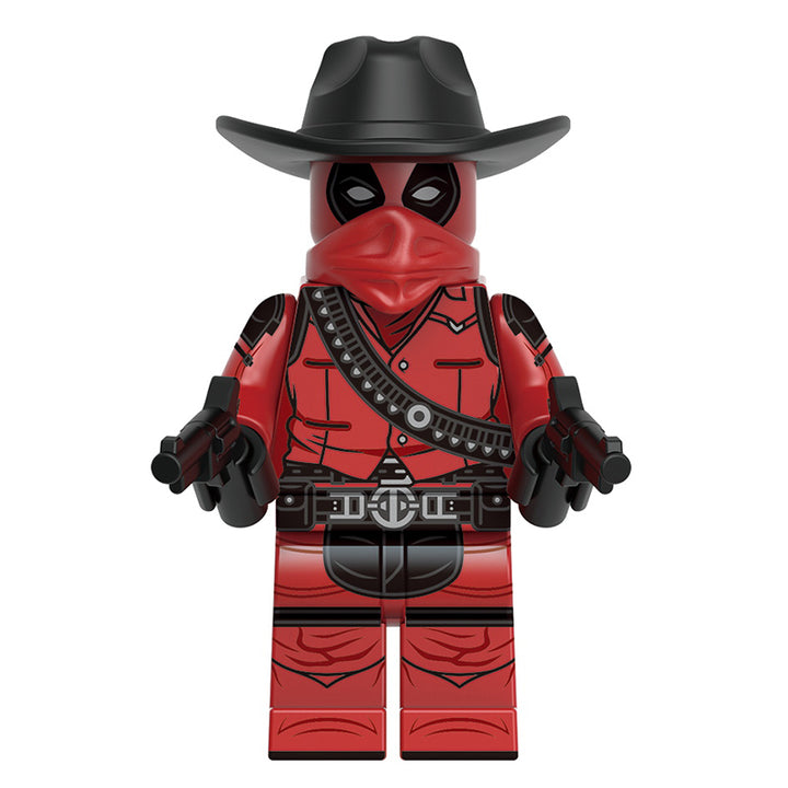 Cowboy Deadpool Custom Marvel Superhero Minifigure – Minifigure Bricks
