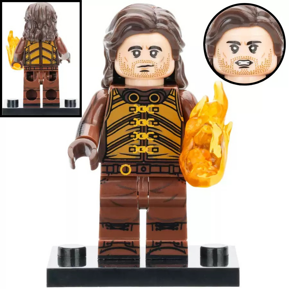 Pyro Custom Marvel Superhero Minifigure – Minifigure Bricks