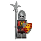 Asperity Infantry Medieval Knight Custom Minifigure – Minifigure Bricks