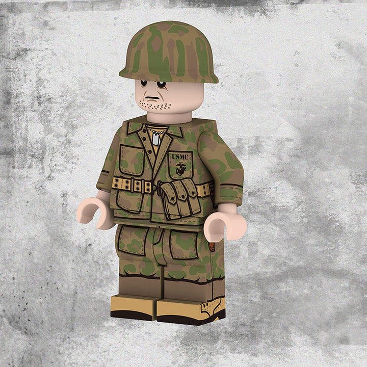 U.S. Marine Corps Soldier Custom Minifigure – Minifigure Bricks
