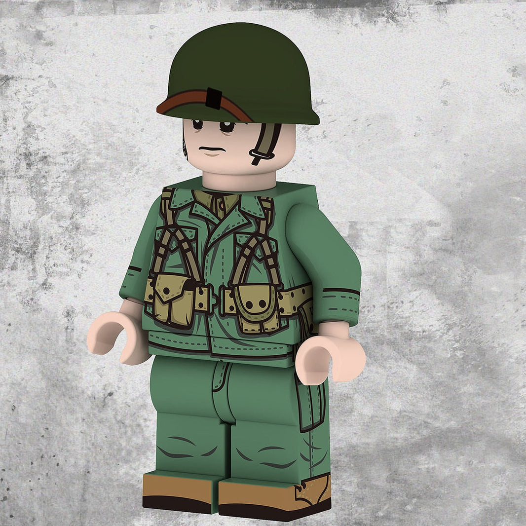 U.S. Army Soldier Custom Minifigure – Minifigure Bricks