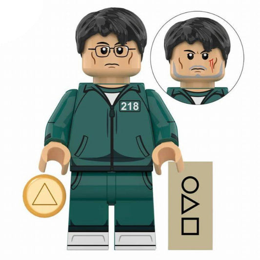 Cho Sang-woo Player 218 Custom Squid Game Minifigure – Minifigure Bricks