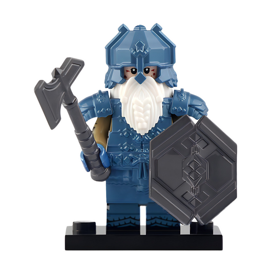 Dwarf Warrior Custom Lord of the Rings Minifigure – Minifigure Bricks