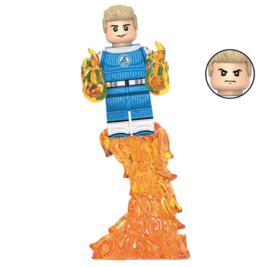 Human Torch (Fantastic Four First Steps) Custom Marvel Superhero Minif ...