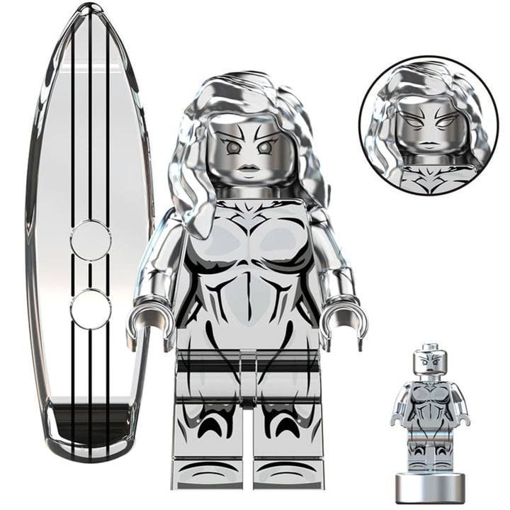 Female Silver Surfer (First Steps) Custom Marvel Superhero Minifigure ...
