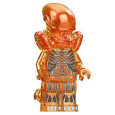 Aliens Transparent Orange Xenomorph Minifigure – Minifigure Bricks