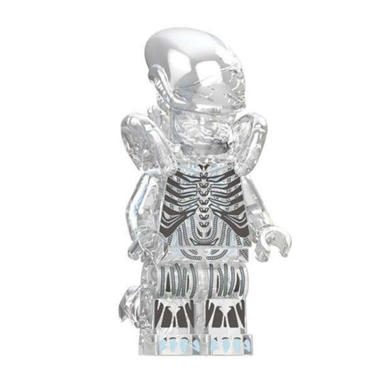Aliens Transparent Xenomorph Minifigure – Minifigure Bricks
