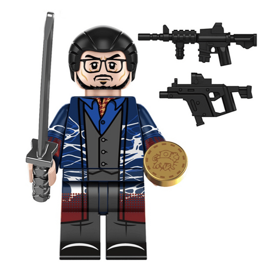 Koji Shimazu from John Wick Movie Custom Minifigure – Minifigure Bricks