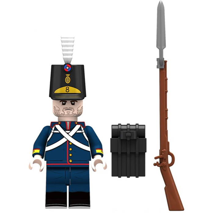 Portuguese Line Infantry Soldier Minifigure – Minifigure Bricks