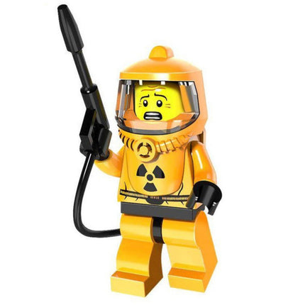 Hazmat Guy custom Collectable Series Minifigure – Minifigure Bricks