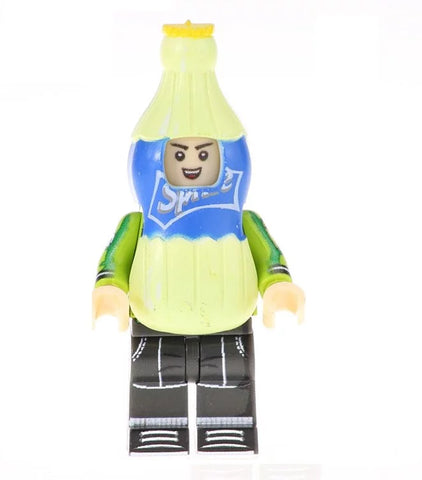Sprite Drink Bottle Mascot Minifigure – Minifigure Bricks