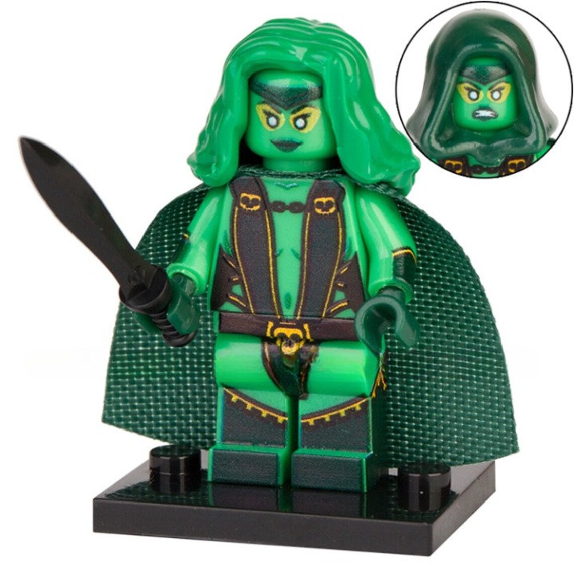 Gamora Custom Marvel Superhero Minifigure Guardians of the Galaxy ...