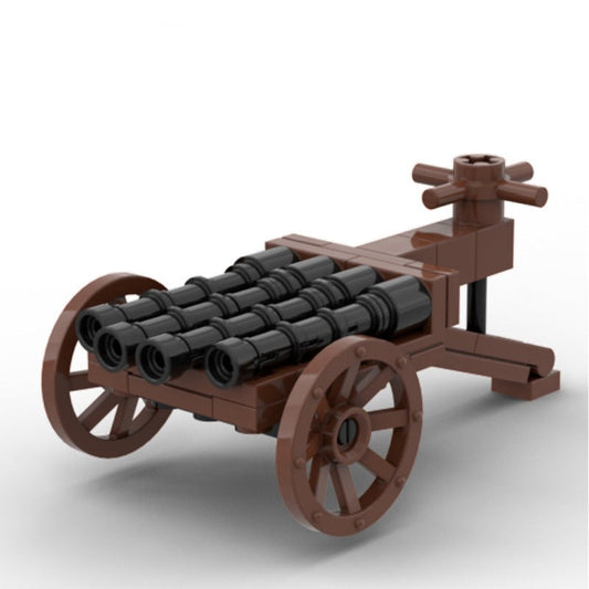 Medieval Organ Gun (Ribauldequin) Custom Set – Minifigure Bricks