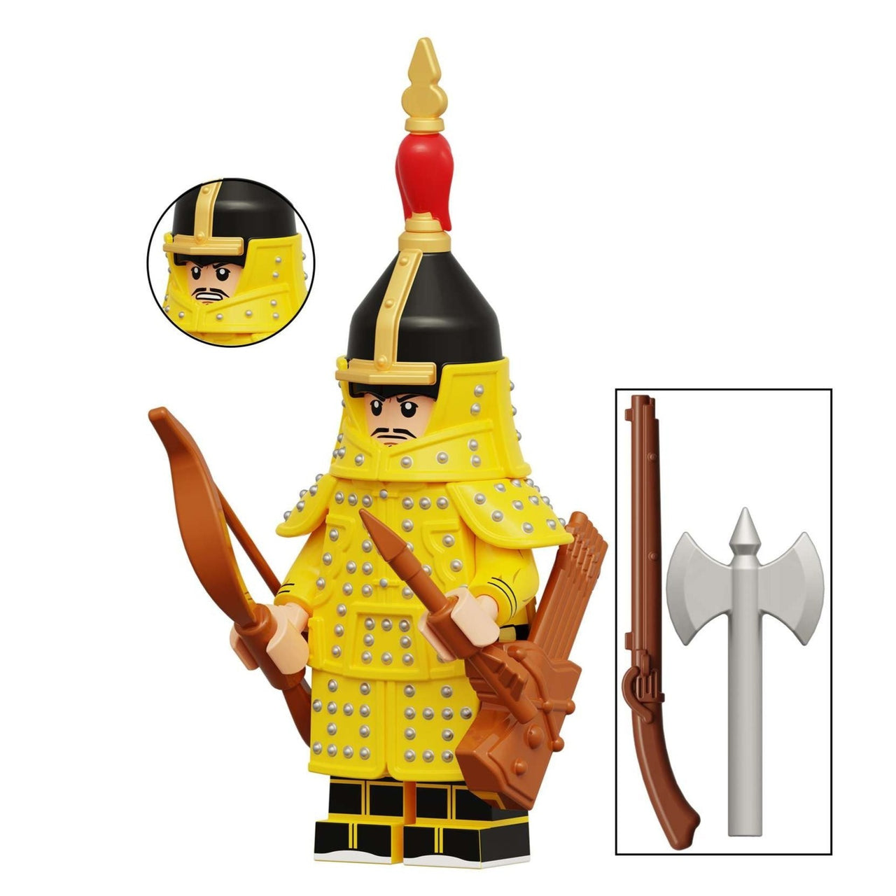 Plain Yellow Banner Manchu Eight Banners Army Minifigure – Minifigure ...