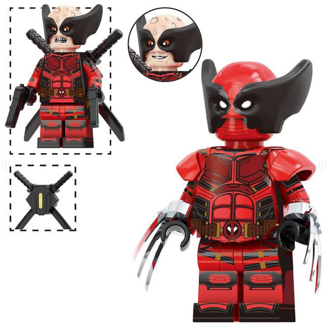 Wolverinepool (Deadpool) Custom Marvel Superhero Minifigure ...