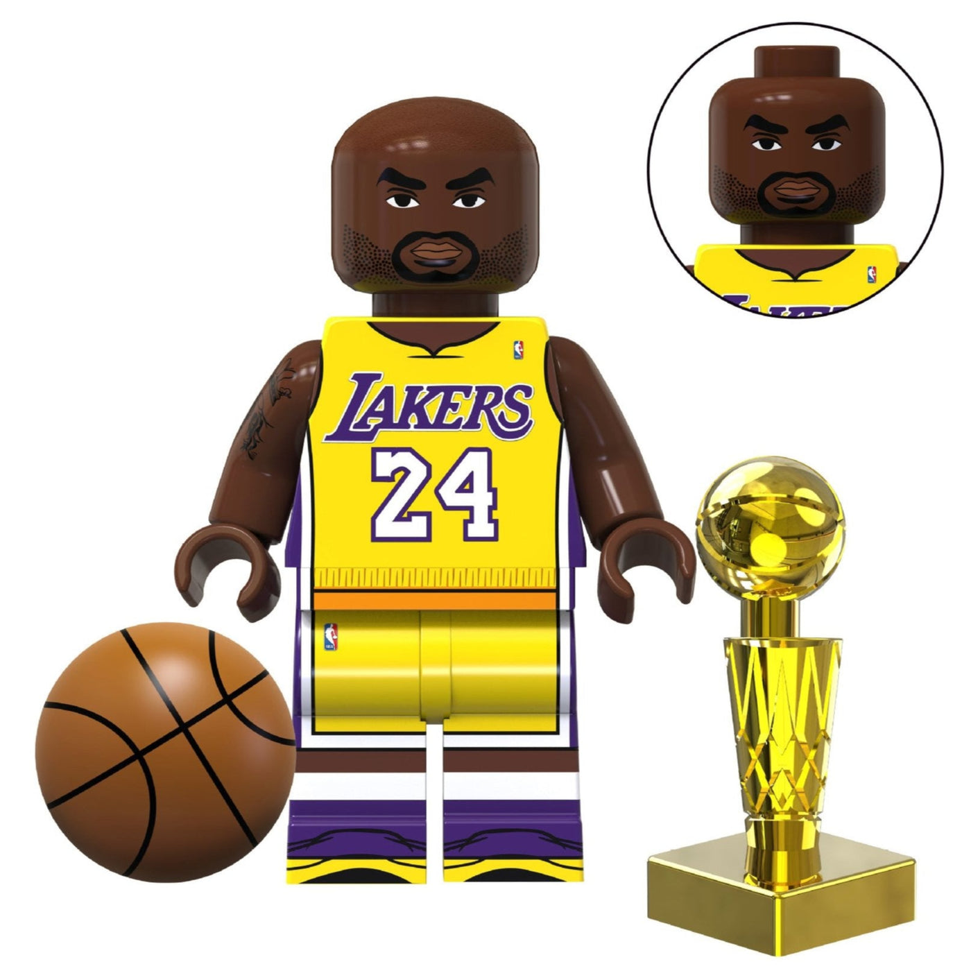 Kobe Bryant Custom Basketball Star Minifigure – Minifigure Bricks
