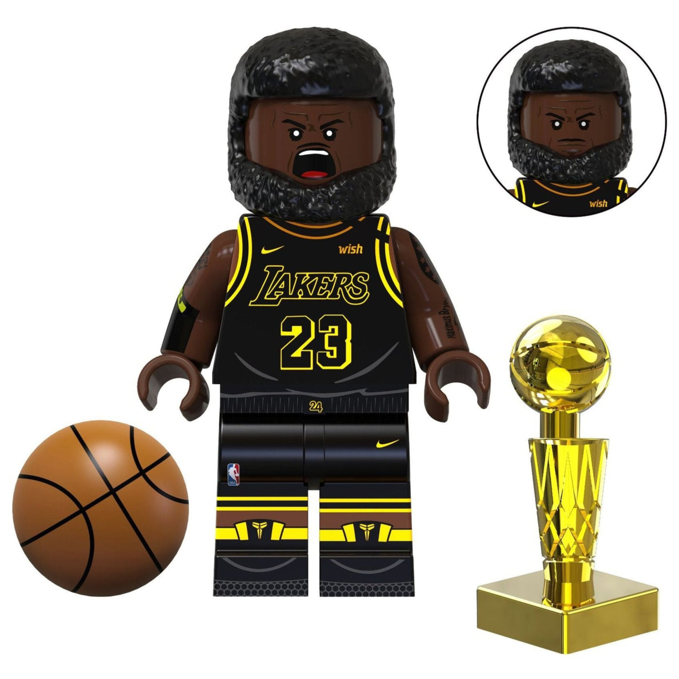 LeBron James Custom Basketball Star Minifigure – Minifigure Bricks