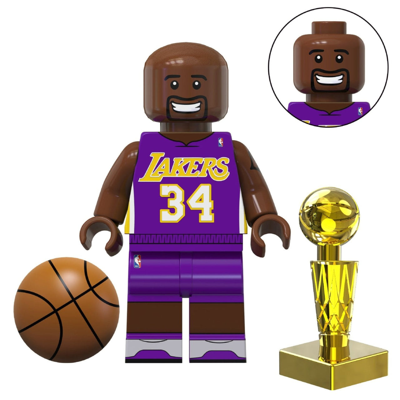 Shaquille O'Neal Custom Basketball Star Minifigure – Minifigure Bricks