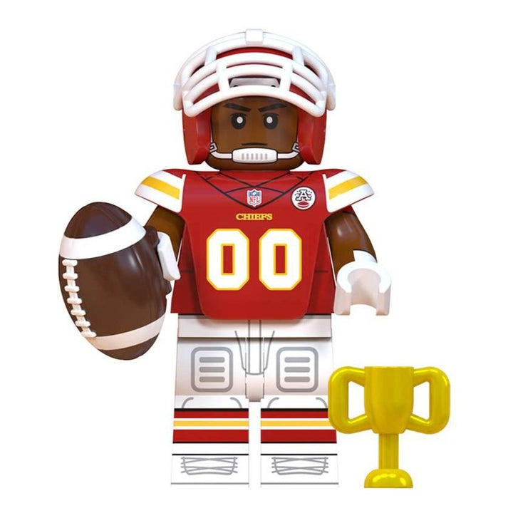 Kansas City Chiefs American Football Player Minifigure – Minifigure Bricks