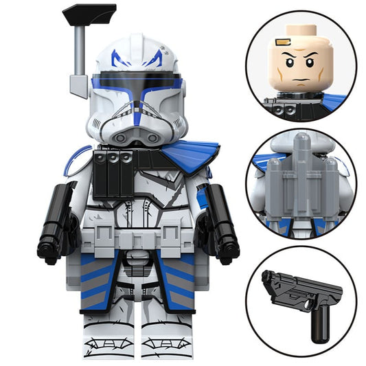Captain Rex Custom Star Wars Minifigure – Minifigure Bricks