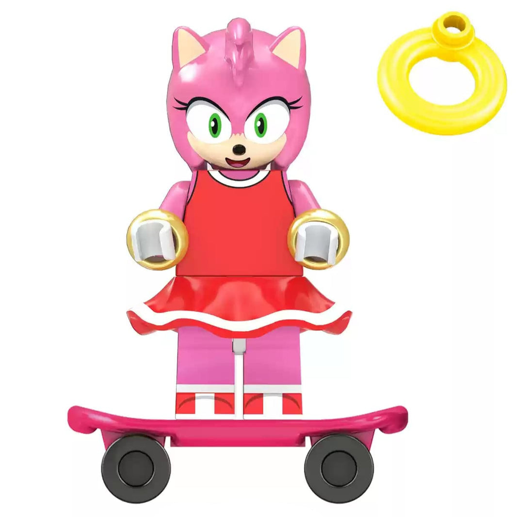 Amy Rose from Sonic the Hedgehog Custom Minifigure – Minifigure Bricks