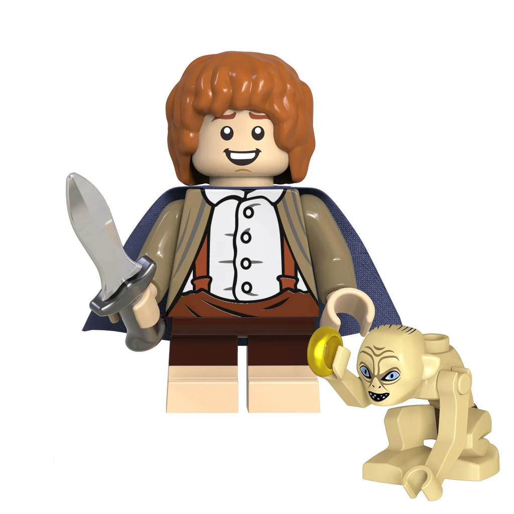 Sam From The Lord of the Rings Custom Minifigure – Minifigure Bricks