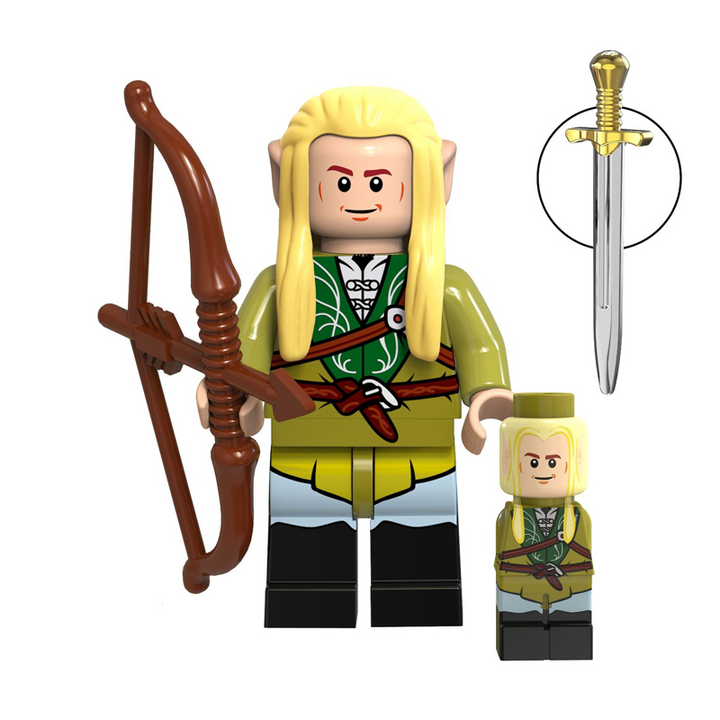 Legolas Custom Lord of the Rings Minifigure – Minifigure Bricks
