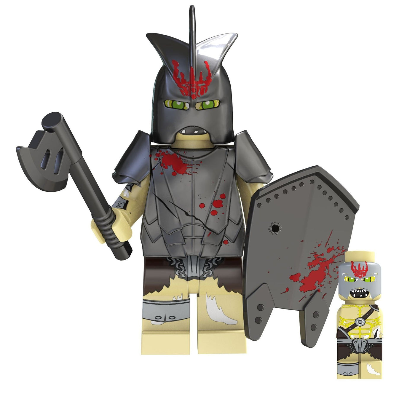 Uruk-Hai Orc custom Lord of the Rings Minifigure – Minifigure Bricks