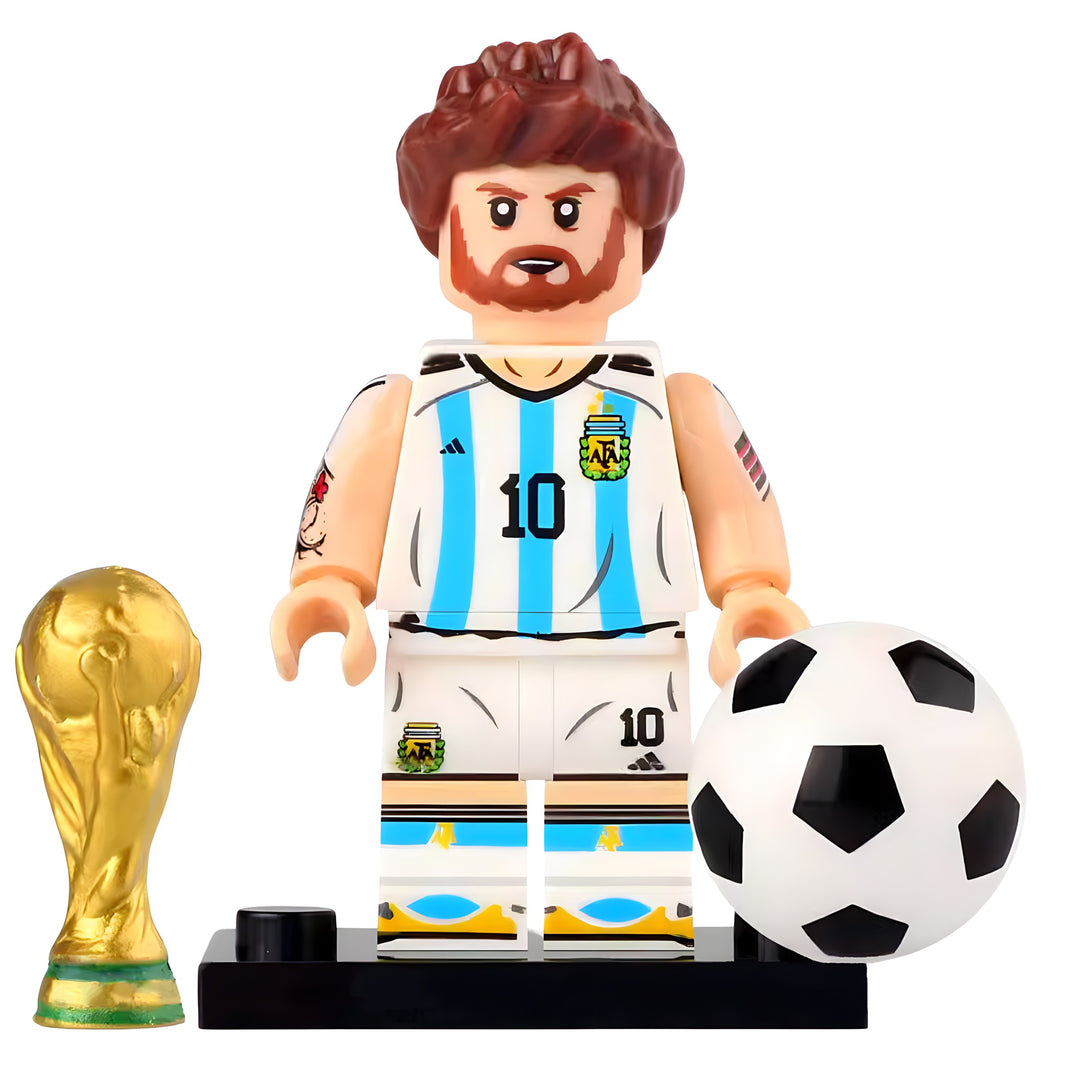 Lionel Messi Argentina Football Player Custom Minifigure – Minifigure ...